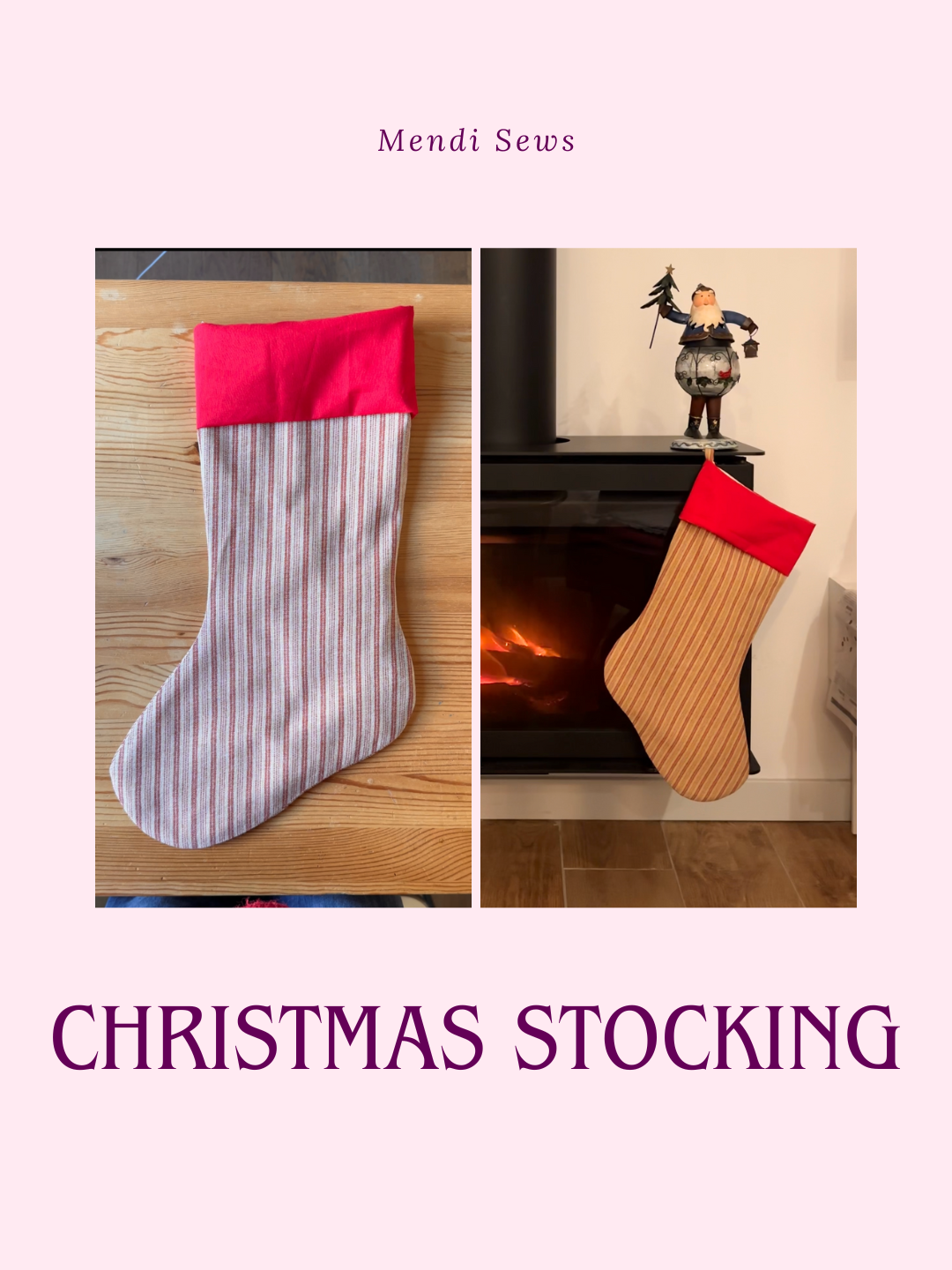Christmas Stocking - Free Digital Sewing Pattern – MendiSews